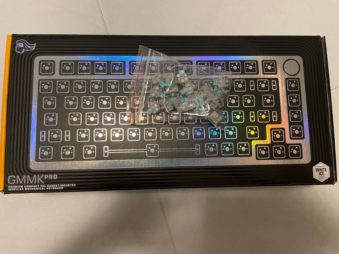 GMMK Pro White Ice, Computers & Tech, Parts & Accessories, Computer Keyboard on Carousell
