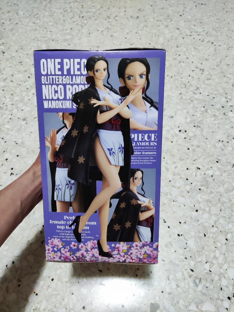 Gold Toei One Piece Glitter and Glamours Nico Robin Anime Figure ...