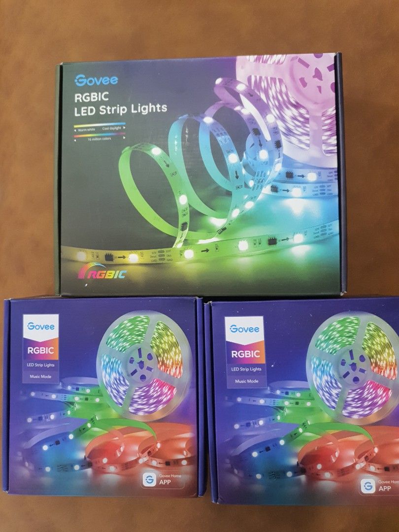 Govee RGBIC LED Strips (5m / 10m), Furniture & Home Living, Lighting ...