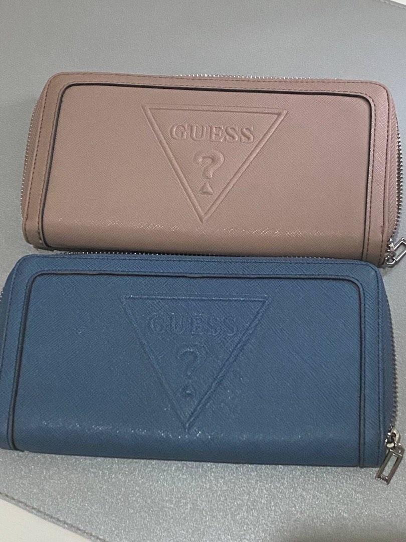 Guess Clutch Wallets, Luxury, Bags & Wallets on Carousell