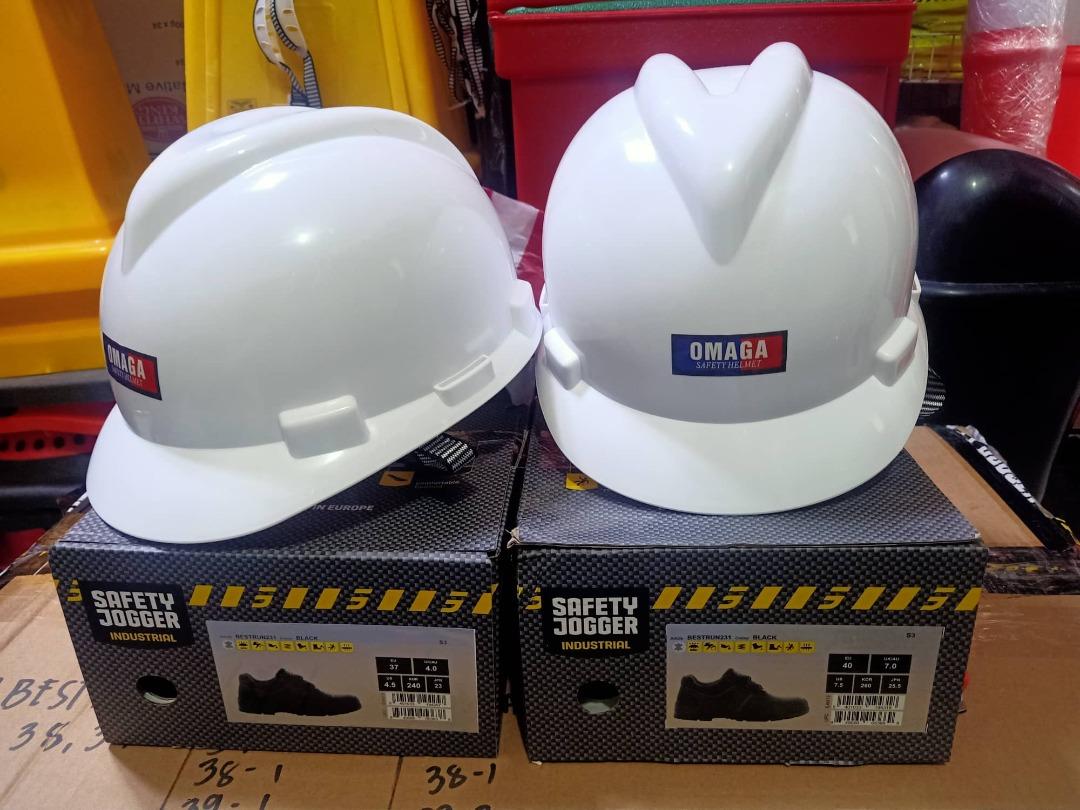 hard hat omaga, Commercial & Industrial, Industrial Equipment on Carousell