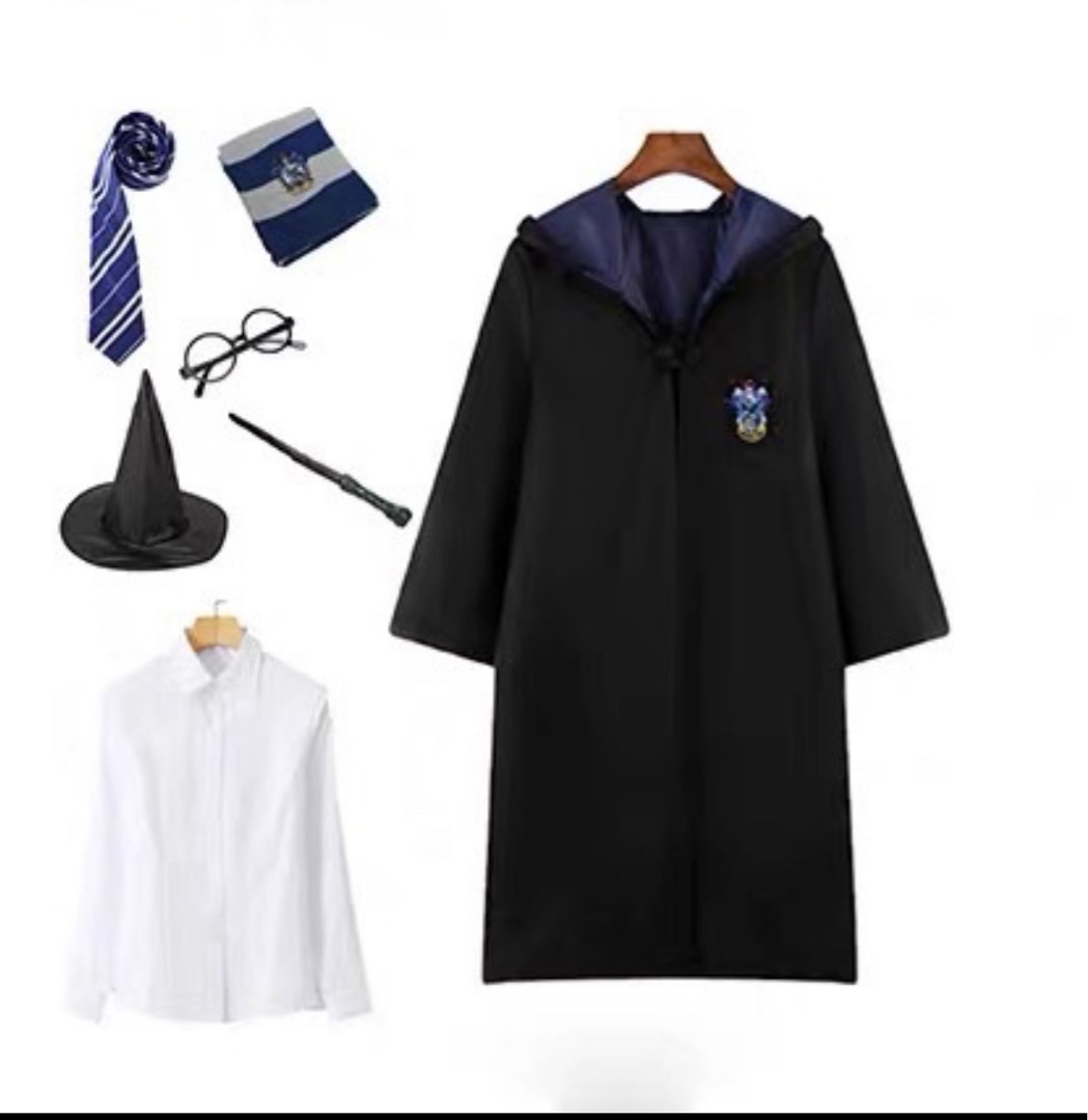Harry Potter Ravenclaw Halloween ROBE TIE Costume, Women's Fashion ...