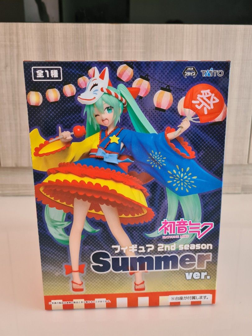 Hatsune Miku Vocaloid Summer ver. Figure TAITO 2nd season Authentic ...