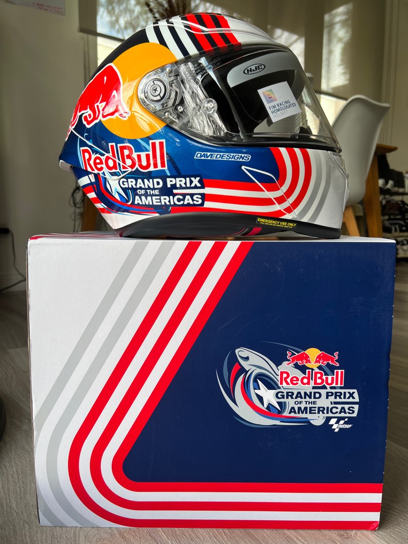 HJC RPHA 1 (Red Bull Aragon GP), Motorbikes, Motorbike Parts ...