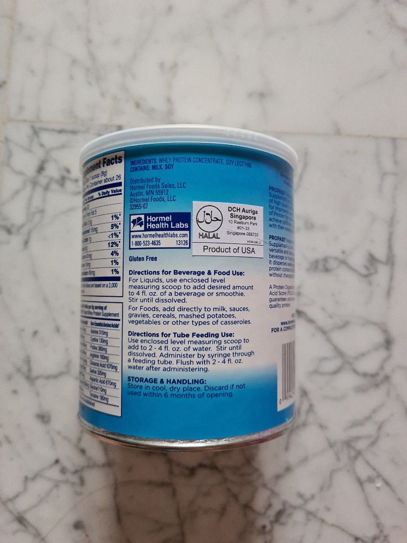 Hormel Propass Protein Powder, Health & Nutrition, Health Supplements ...