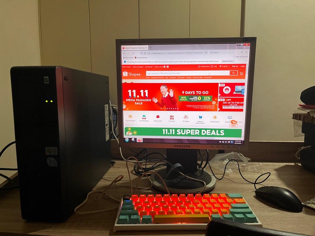 Hp Core Duo Desktop Computers Tech Desktops On Carousell