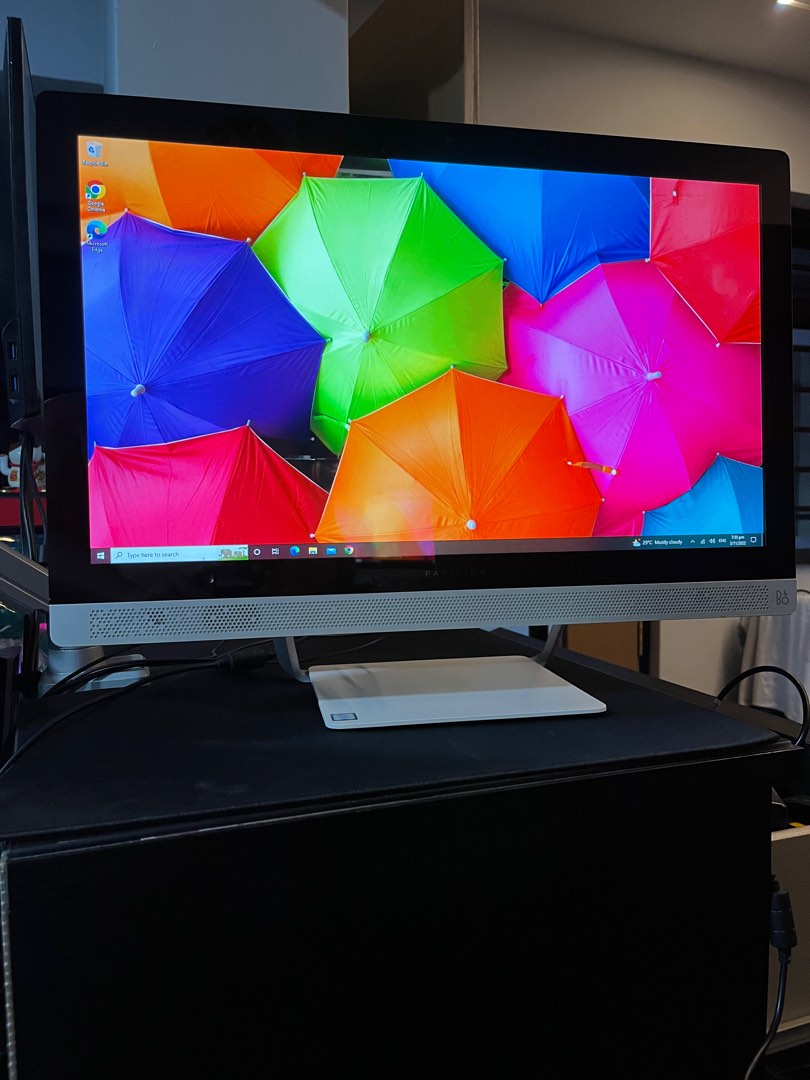 HP Pavilion AiO All-in-One Touch Screen 24" inch FHD Desktop Computer ...