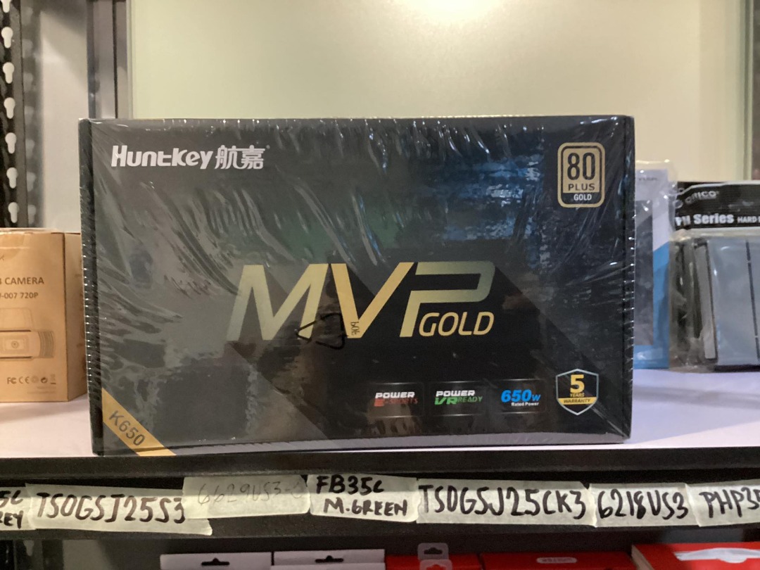 Huntkey 650W MVP Gold 80Plus Gold True Rated PSU Fully Modular K650, Computers & Tech, Parts ...