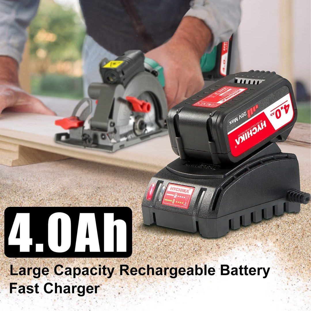 Hychika Cordless Mini Circular Saw 18V, Furniture & Home Living, Home ...