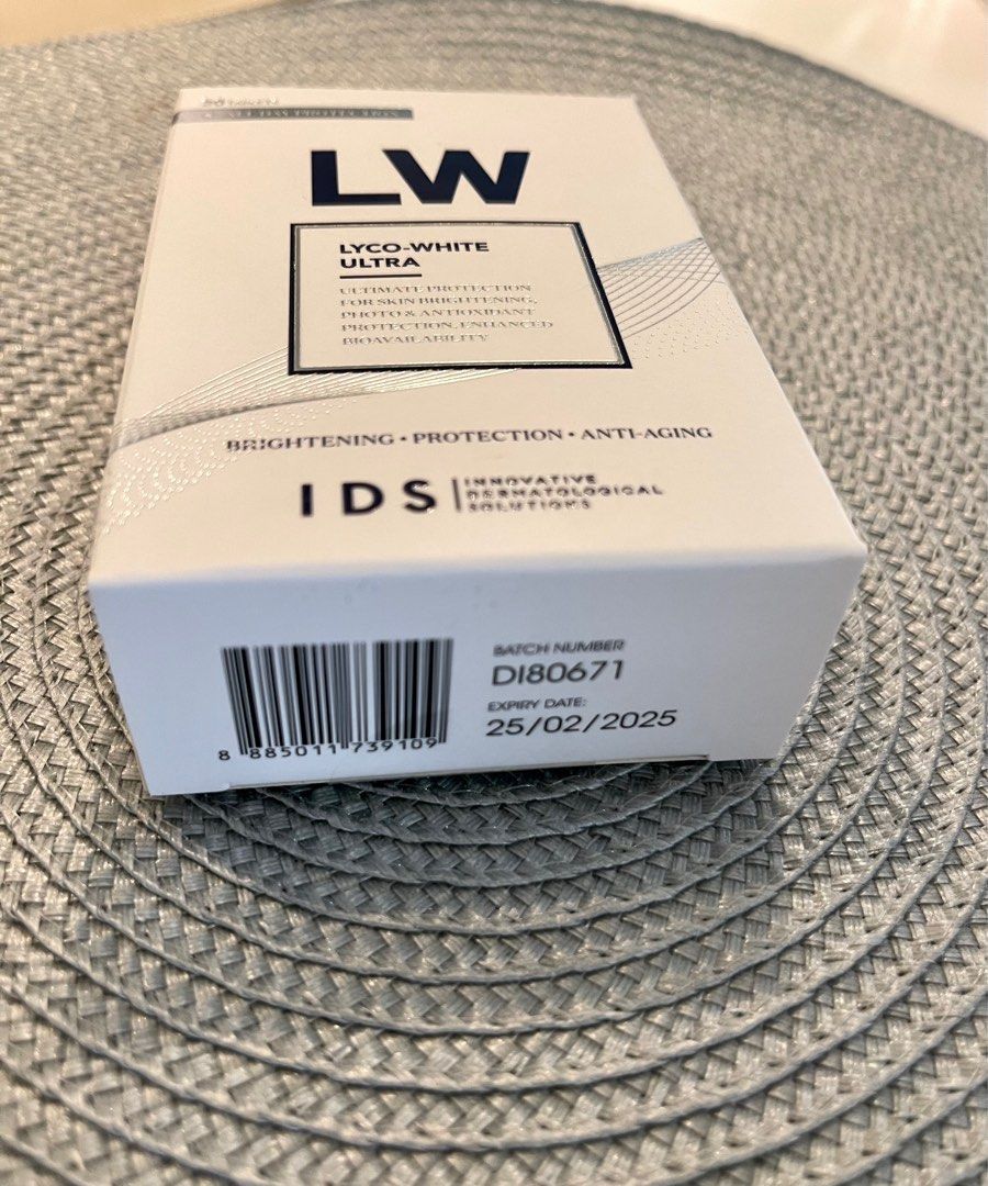 IDS lycro-white ultra (beauty supplement), Health & Nutrition, Health ...