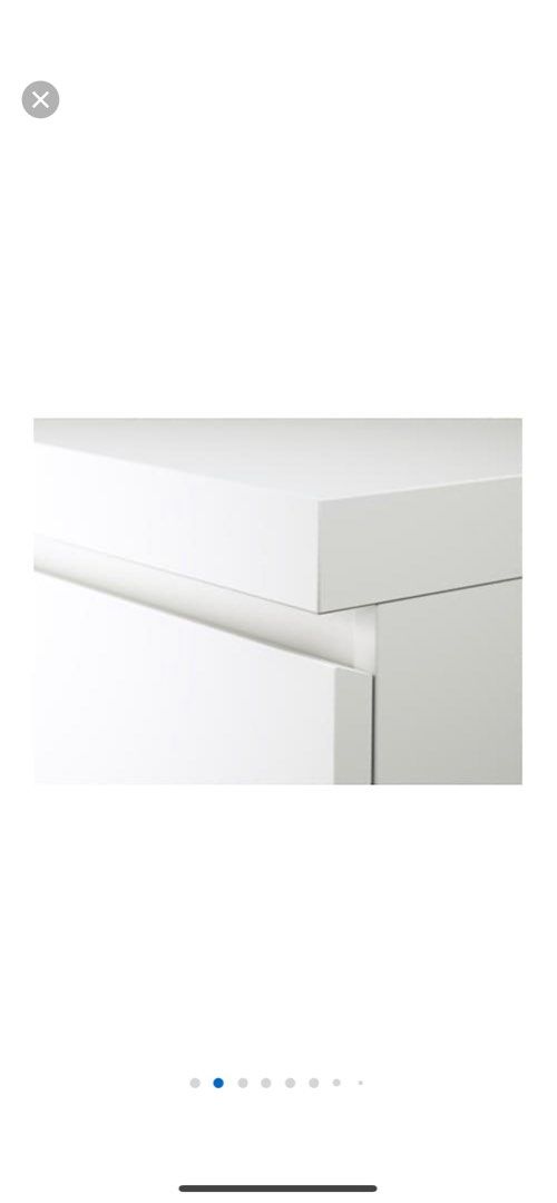 IKEA Malm Study, Furniture & Home Living, Furniture, Shelves, Cabinets & Racks on Carousell