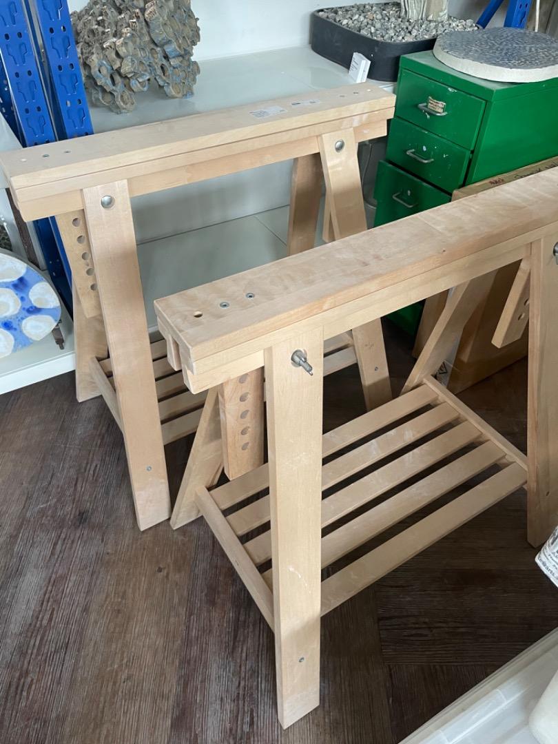 Ikea trestle legs, Furniture & Home Living, Furniture, Tables & Sets on ...