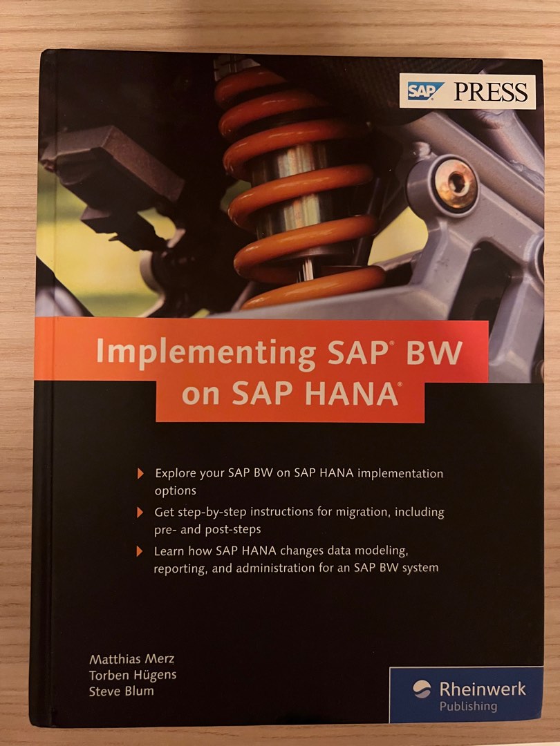 Implementing SAP BW on SAP HANA, 興趣及遊戲, 書本 & 文具, 教科書 - Carousell Implementing SAP BW on SAP HANA, 興趣及遊戲, 書本 & 文具, 教科書 - Carousell