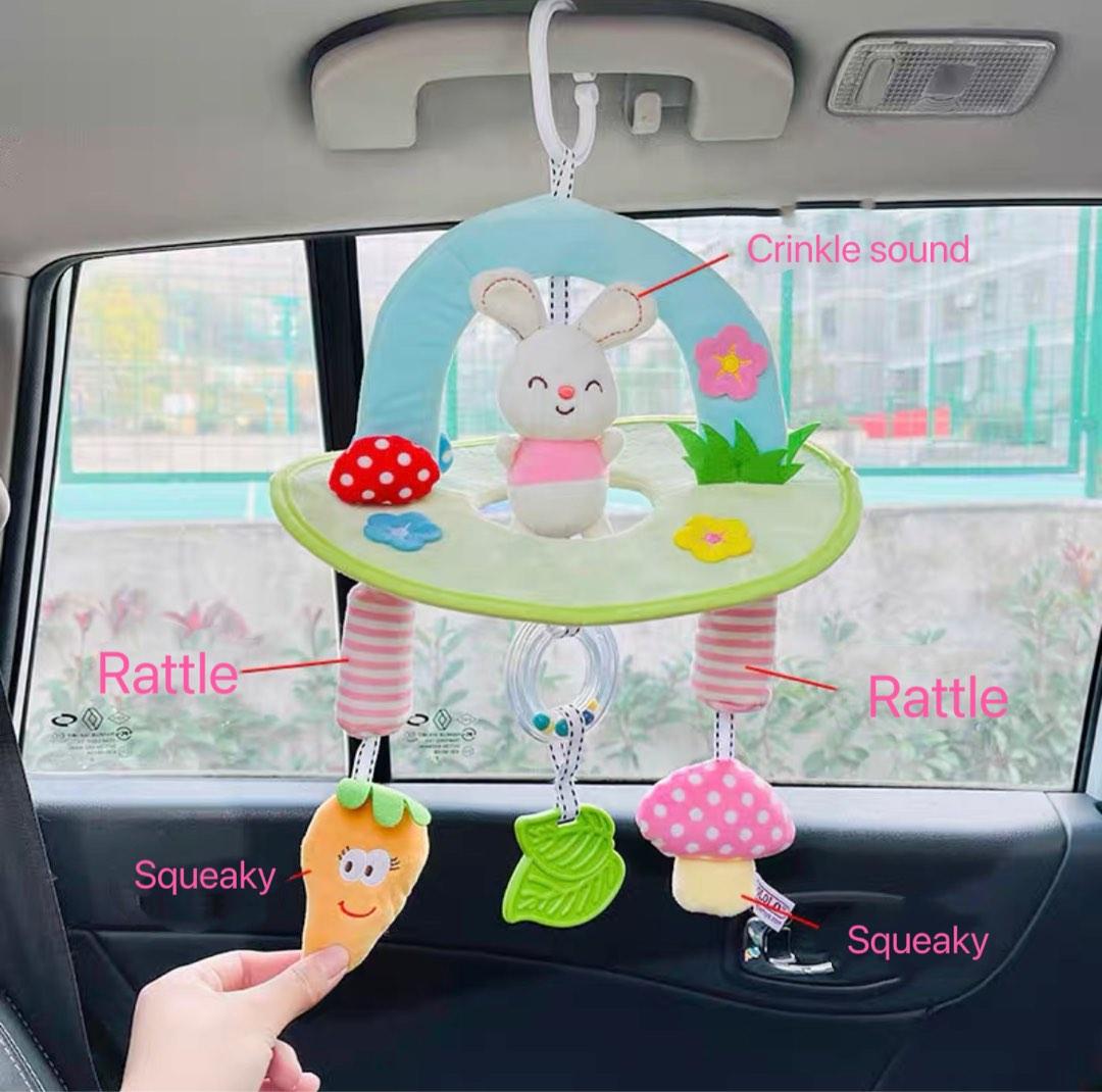 Infant Baby Toddler hang interactive rattle squeeze Teether toy, Babies & Kids, Going Out ...