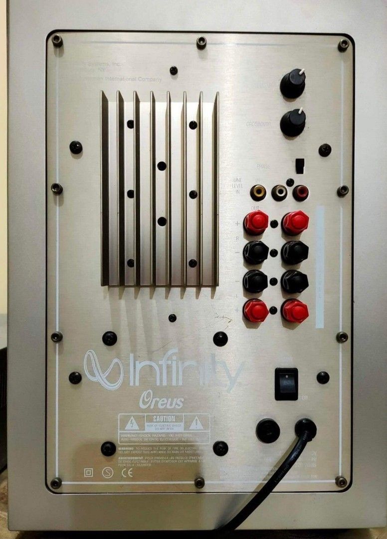 INFINITY OREUS SUBWOOFER PERFECT CONDITION, Audio, Soundbars, Speakers ...