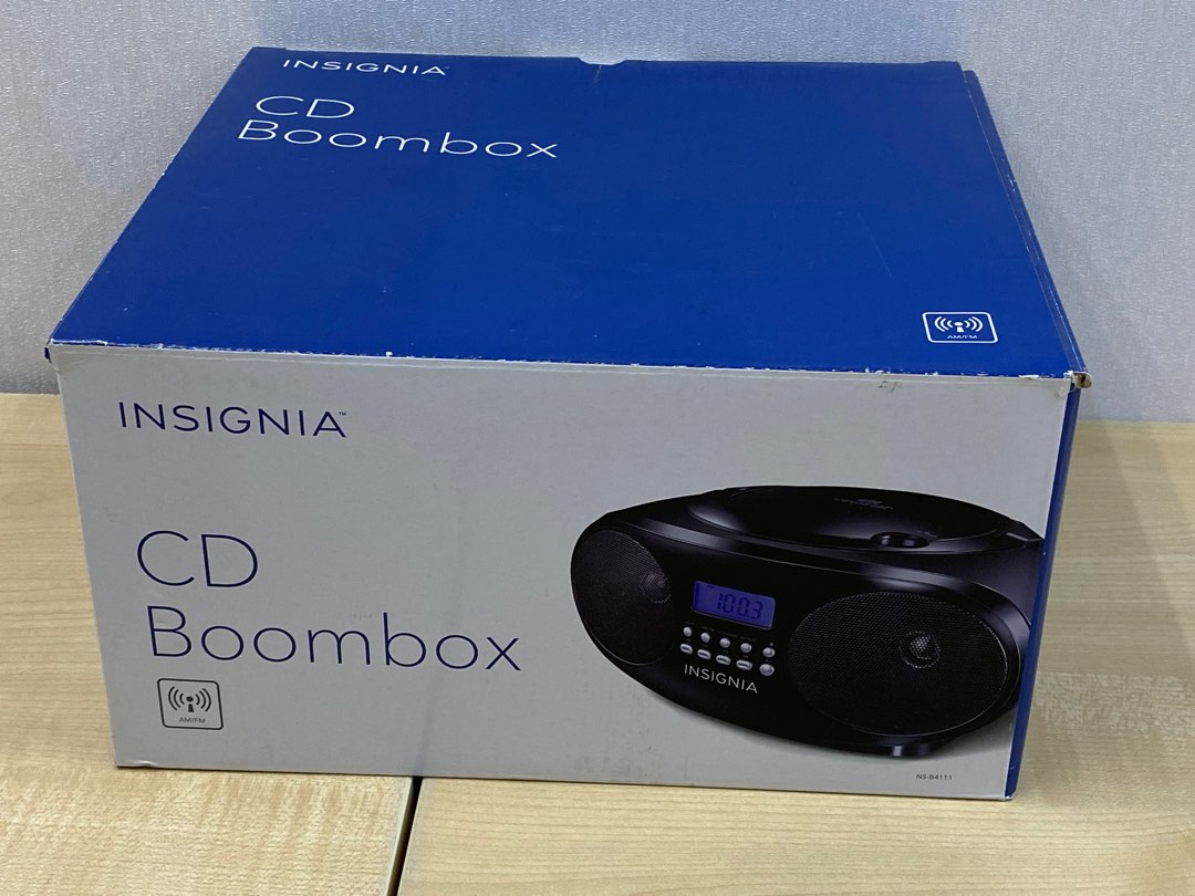 Insignia Portable CD Boombox, 音響器材, 音樂播放裝置 MP3及CD Player - Carousell