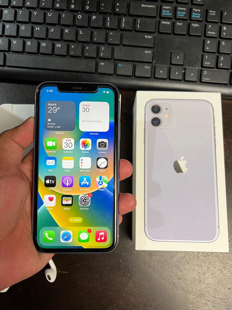iPhone 11 128GB PURPLE 83% Battery health Factory Unlocked, Mobile ...