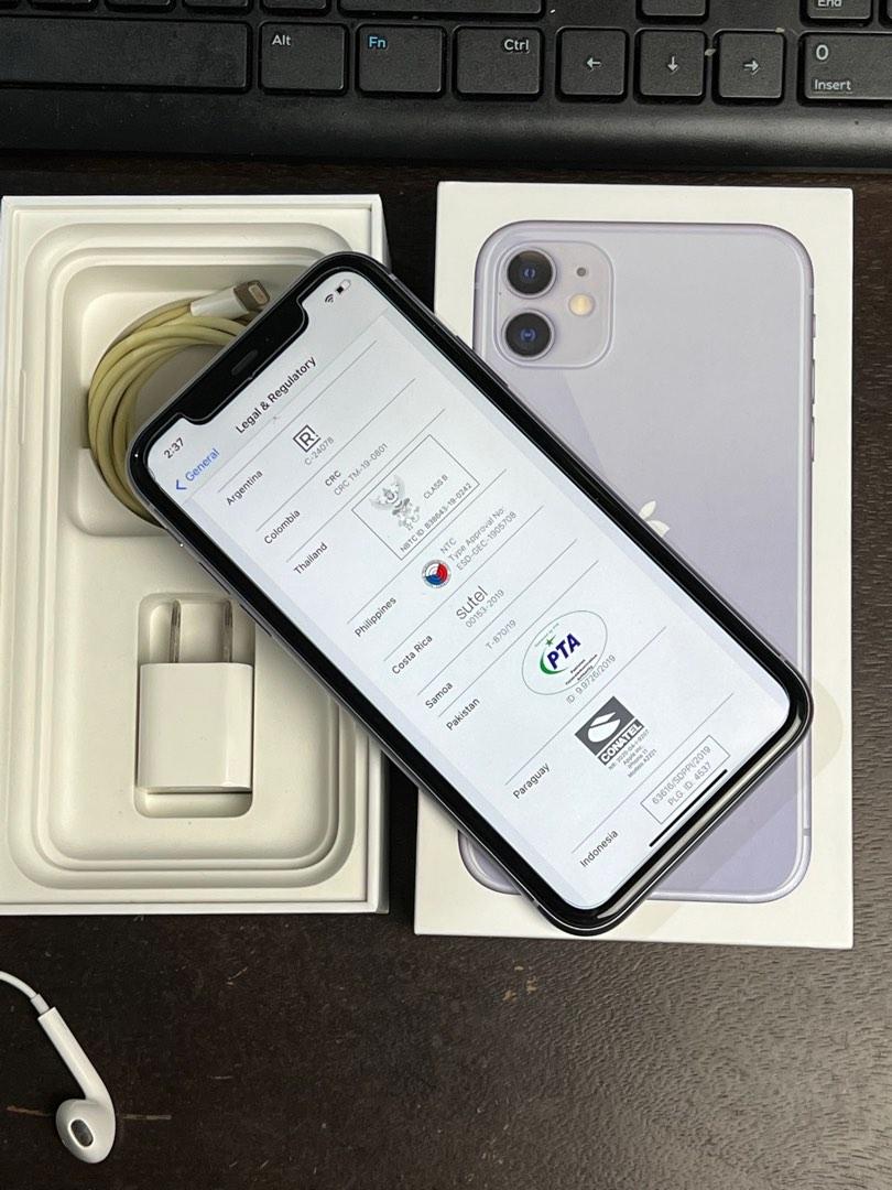 iPhone 11 128GB PURPLE 83% Battery health Factory Unlocked, Mobile ...