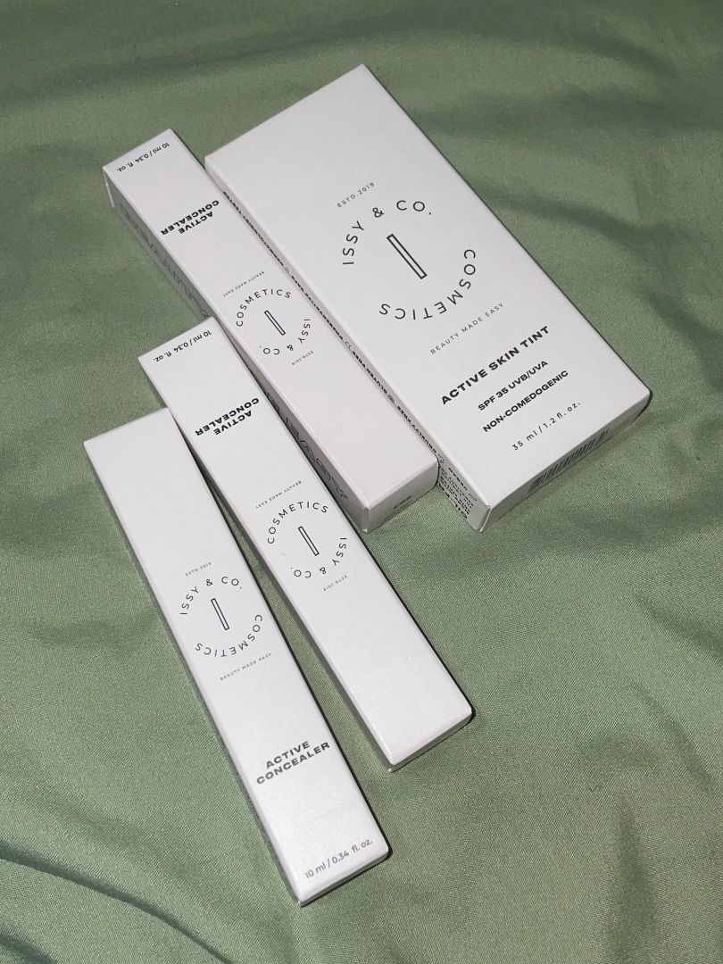 ISSY & CO ACTIVE SKIN TINT and CONCEALER - MEDIUM TAN NEUTRAL, Beauty & Personal Care, Face ...