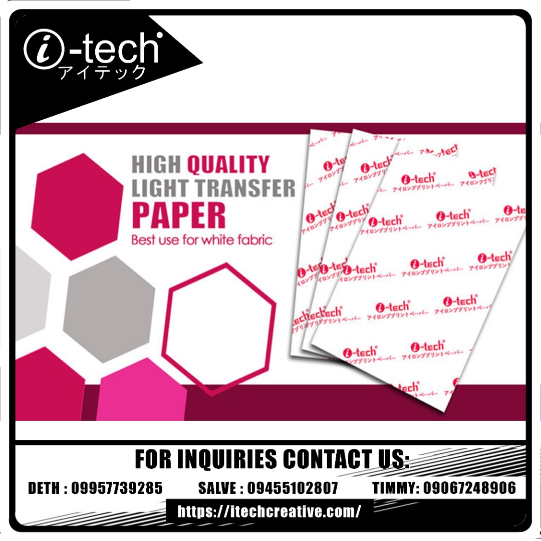 Japan i-Tech Light Transfer Paper, Looking For on Carousell