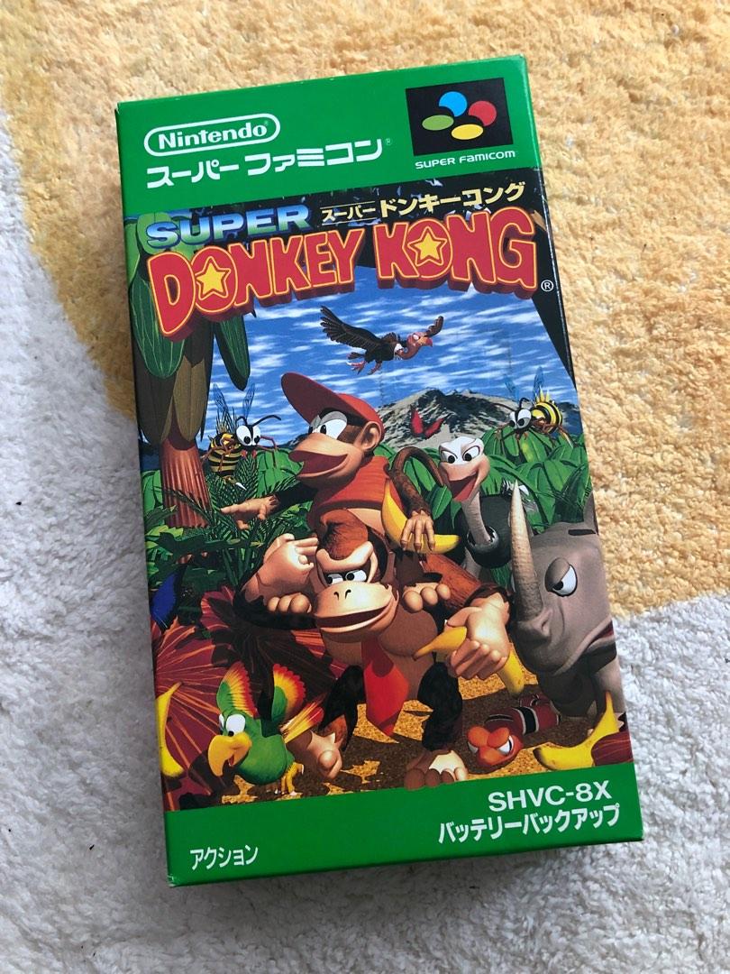 Japanese Nintendo SFC Super Famicom Super Donkey Kong Retro Game Cartridge CIB, Video Gaming ...