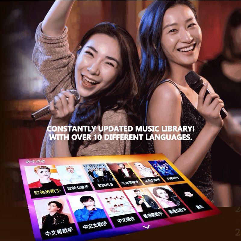 Jazpiper Affordable KTV Set with Mic and Speaker all in 1, TV & Home ...