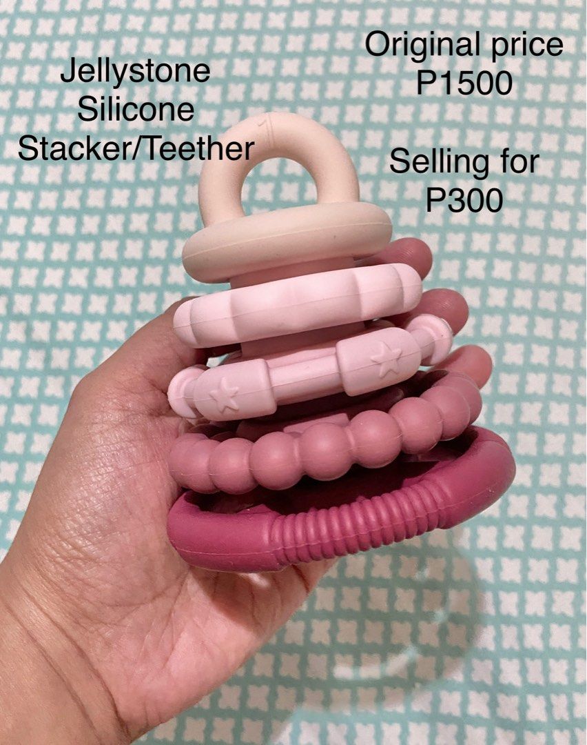 Jellystone Silicone Stacker/Teether, Babies & Kids, Infant Playtime on Carousell
