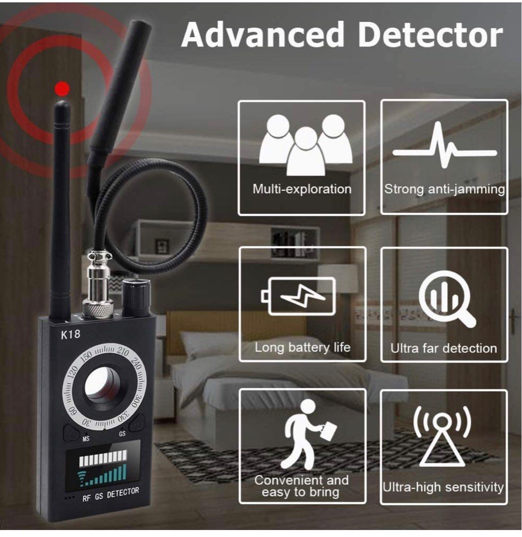 JMDHKK Hidden Camera Detectors,Anti Spy Detector,Bug Detector ,GPS ...