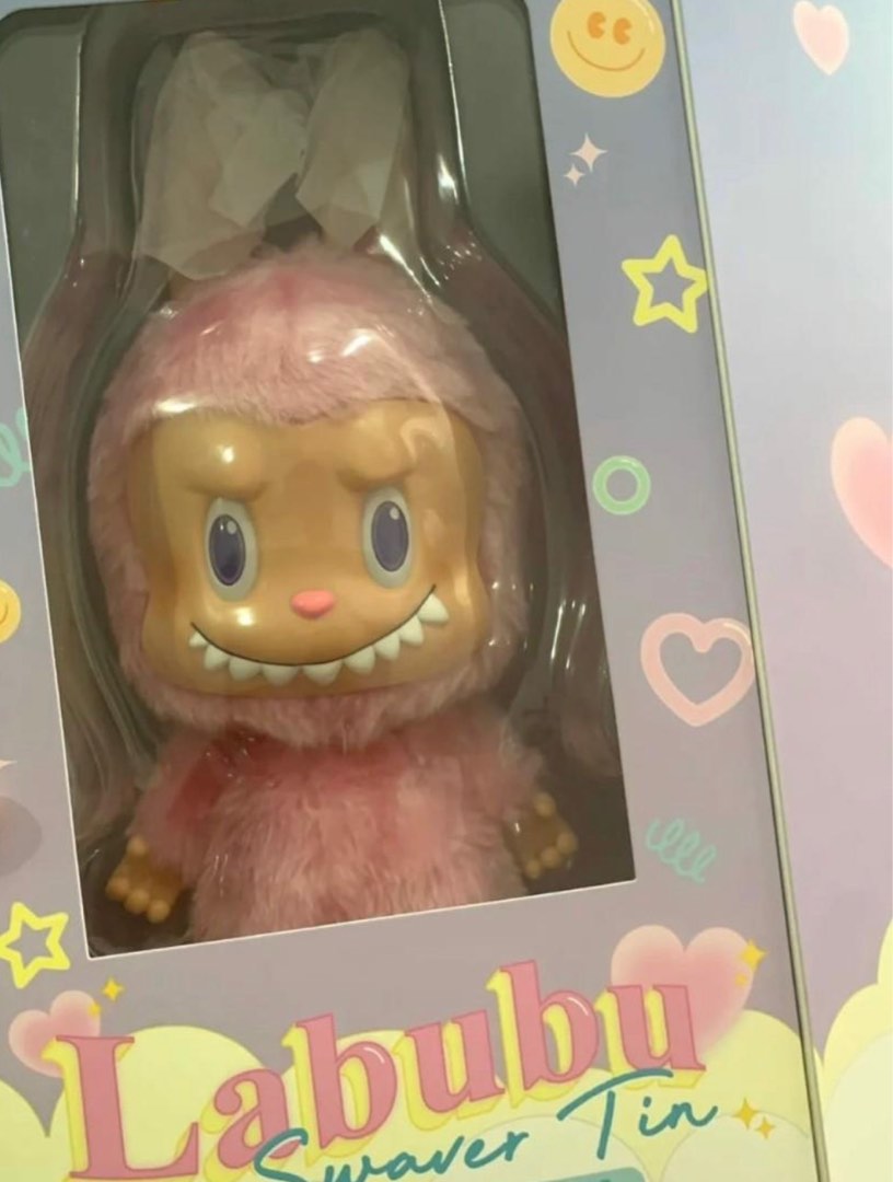 Labubu Swaver Tin Pink Not Time to Chill, Hobbies & Toys, Toys & Games ...