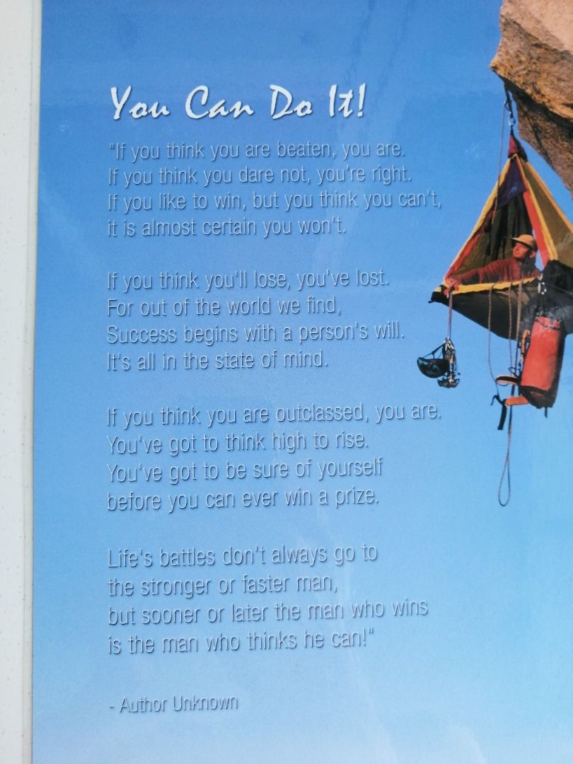 Laminated Poster: YOU CAN DO IT - Inspirational & Motivational Poster ...