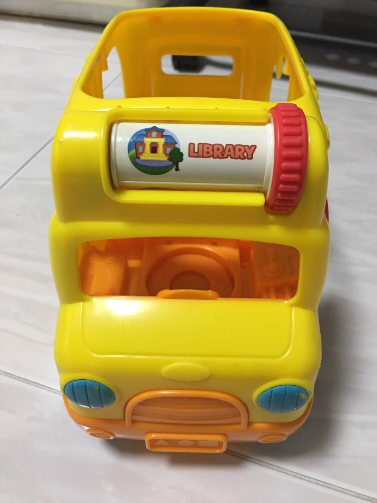 Leap Frog yellow bus toy with Music ( wheel on the bus), Babies & Kids ...