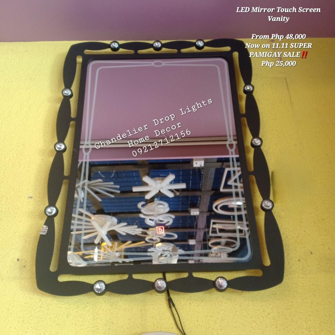 Led mirror touch screen vanity, Furniture & Home Living, Home Decor ...