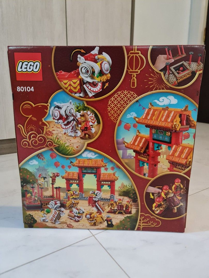 Lego CNY Lion Dance 80104, Hobbies & Toys, Toys & Games on Carousell