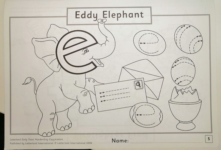 Letterland: Early Years Handwriting Copymasters, 興趣及遊戲, 書本 & 文具, 教科書 ...