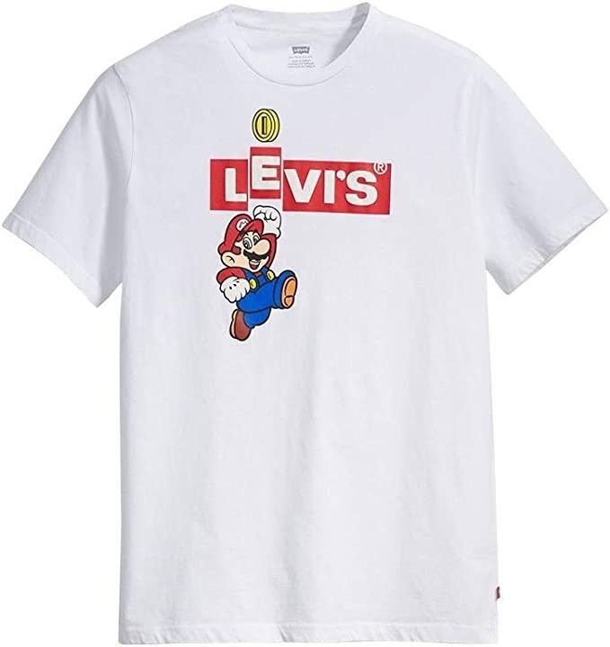 Levis x super mario japan set, Men's Fashion, Tops & Sets, Tshirts & Polo Shirts on Carousell