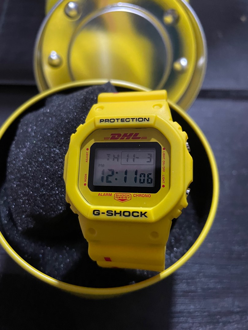 Limited Edition DHL x G Shock, Men's Fashion, Watches & Accessories ...