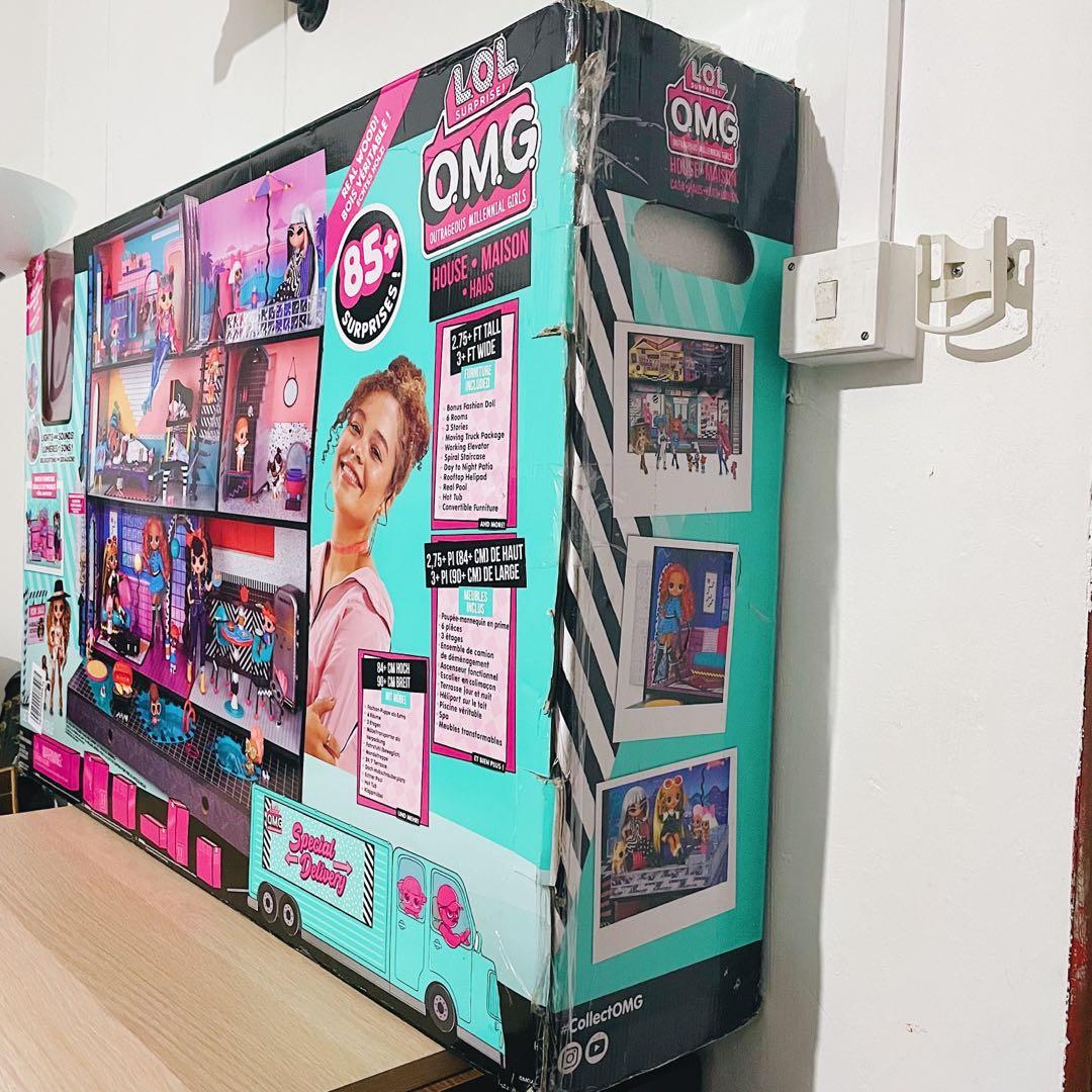 LOL OMG Barbie Wooden Doll House, Hobbies & Toys, Toys & Games on Carousell