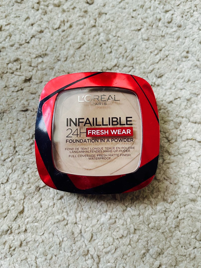 L’oreal Infallible Fresh Wear Foundation In a Powder, Beauty & Personal ...