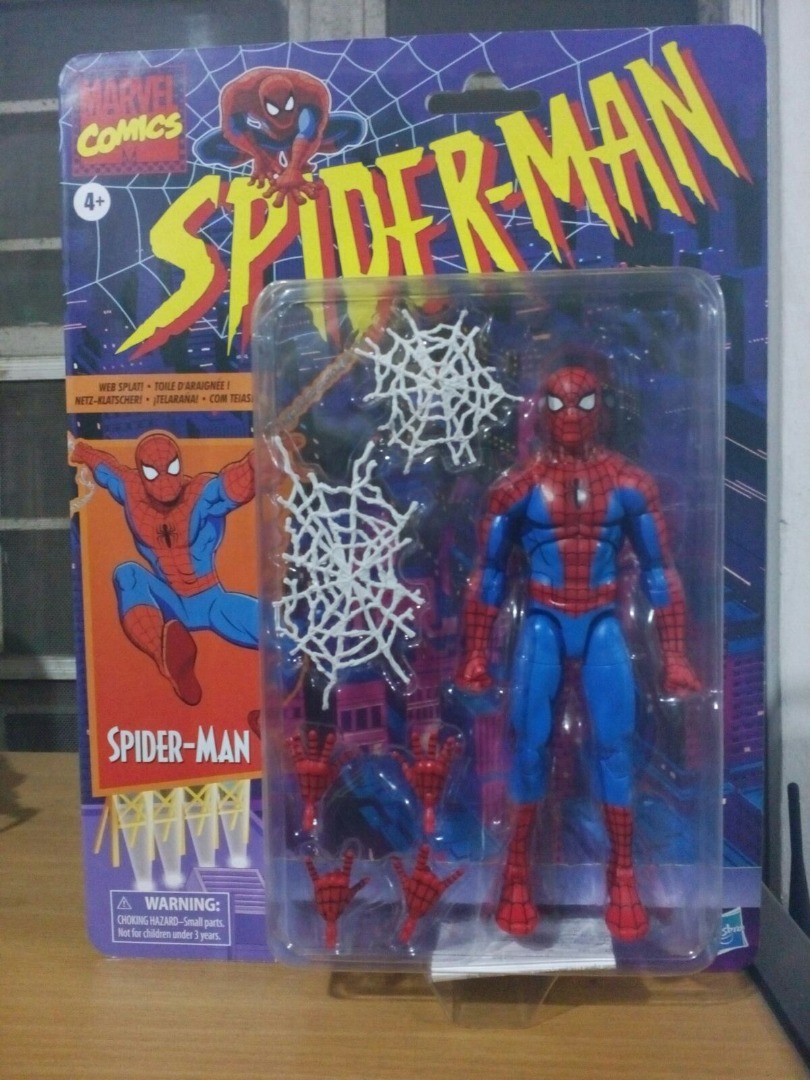 Marvel Legends Retro Spider-Man (Cel Shaded), Hobbies & Toys, Toys ...