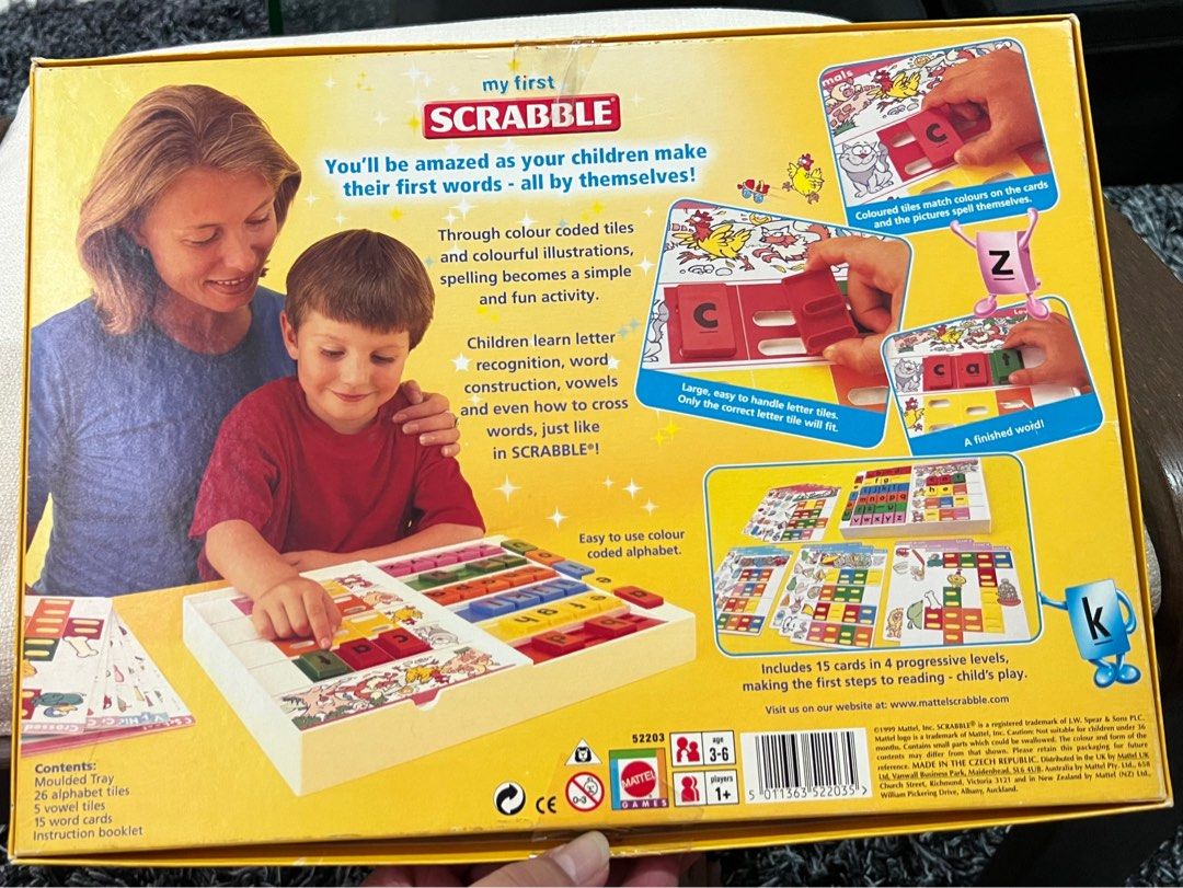 Mattel - My First SCRABBLE, Babies & Kids, Infant Playtime on Carousell