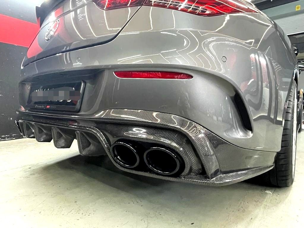 Mercedes Benz Merc CLA Class CLA45S AMG Front Bumper Rear Diffuser ...