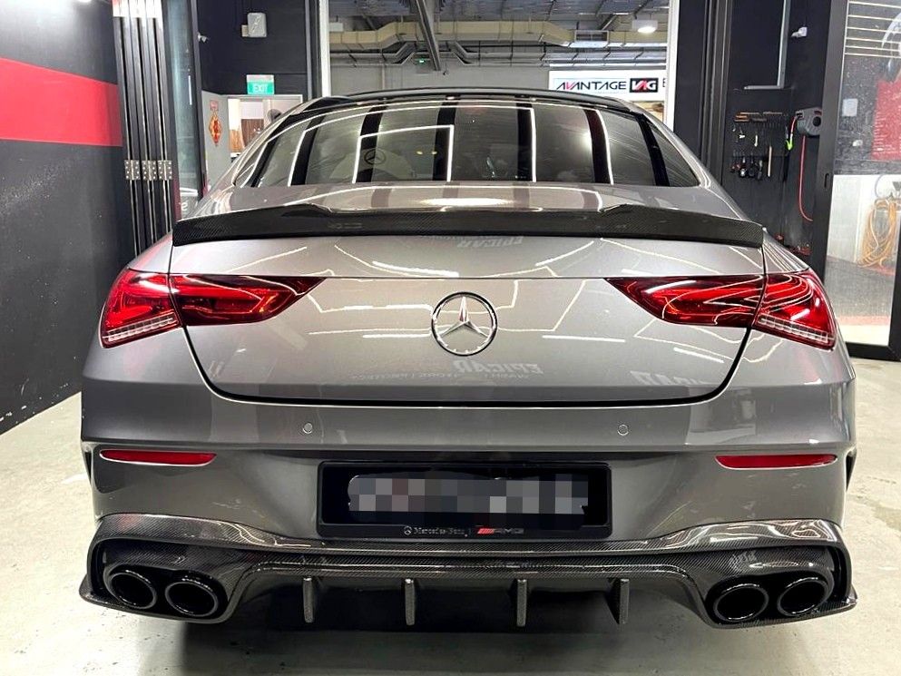 Mercedes Benz Merc CLA Class CLA45S AMG Front Bumper Rear Diffuser ...