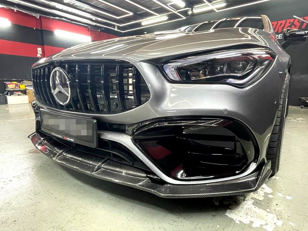 Mercedes Benz Merc CLA Class CLA45S AMG Front Bumper Rear Diffuser ...