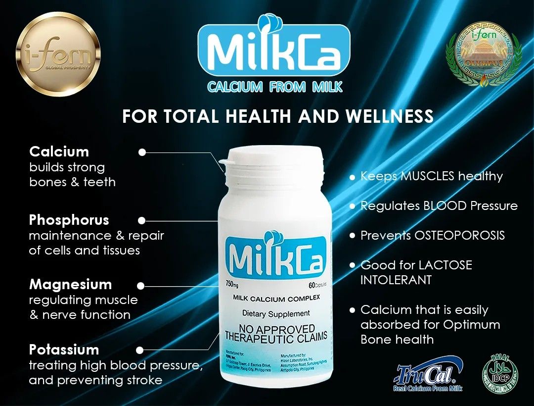 MILKCA by IFERN, Health & Nutrition, Health Supplements, Vitamins ...