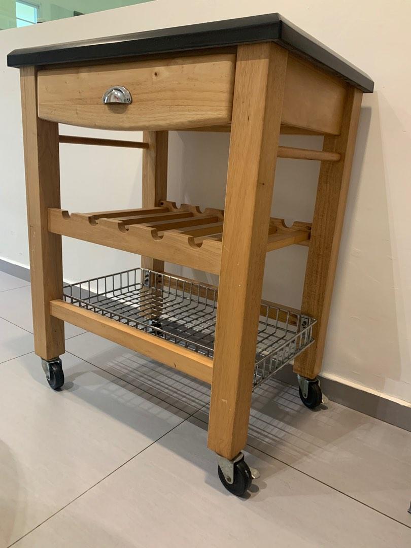 Mobile kitchen trolley, Furniture & Home Living, Bathroom & Kitchen ...