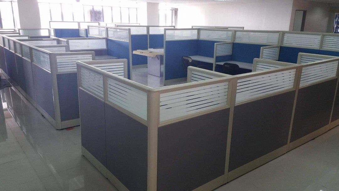 Modular Office Partition & Tables, Furniture & Home Living, Office ...
