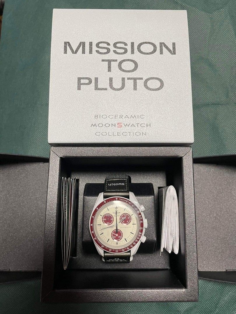 Moonswatch Pluto, Luxury, Watches on Carousell