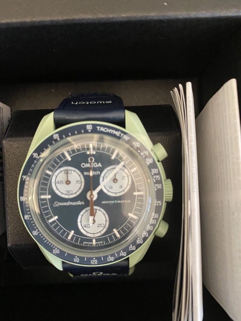MoonSwatch x Omega Mission to Earth, Luxury, Watches on Carousell