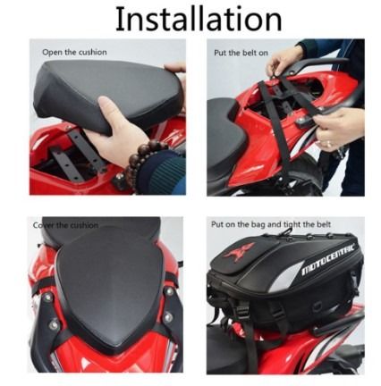 Motocentric Motorcycle Tail Bag, Motorcycles, Motorcycle Accessories on ...