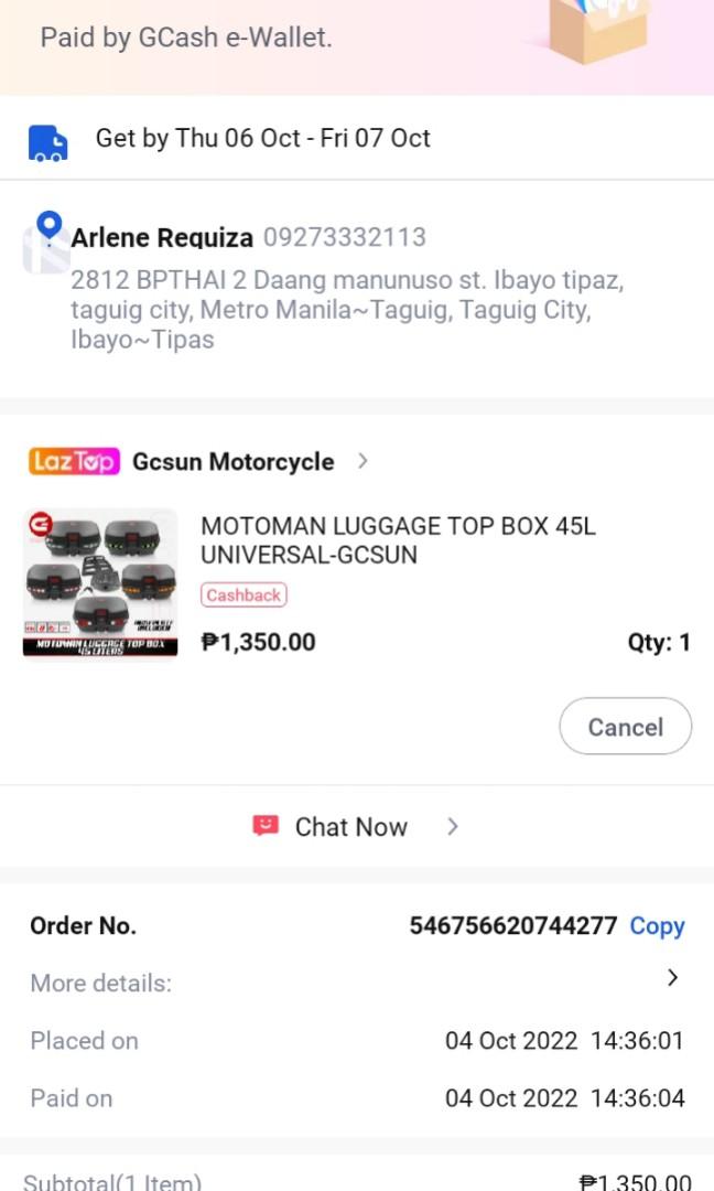 MotoMan Top box/ bracket for smash 115, Motorbikes, Motorbike Parts ...